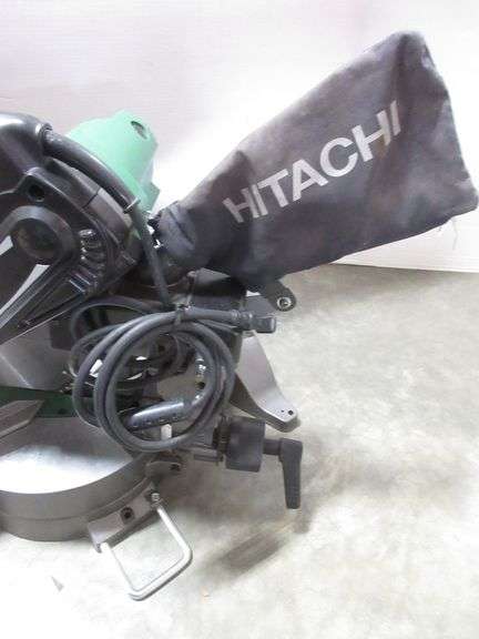 Miter saw, Hitachi C12FDH dual compound, 12" blade with laser guide ...