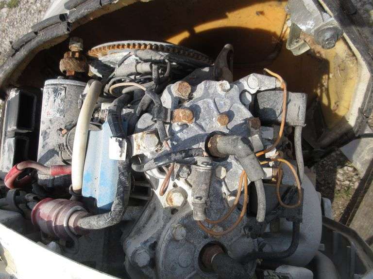 1978 Johnson 140 V4 and key, all wiring and steering runs strong, may need starter - Albrecht ...