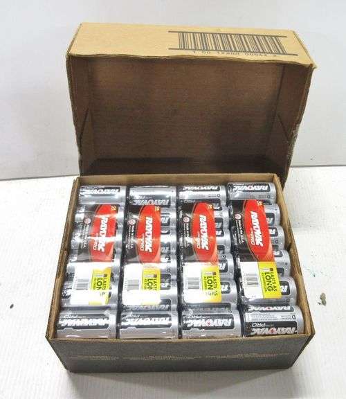 (12) 6-Packs of Rayovac Ultra Pro batteries, use by date Nov. 2025, new ...