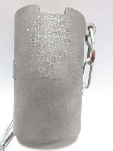 831-B Military high security Sargent Greenleaf padlock with keys and ...