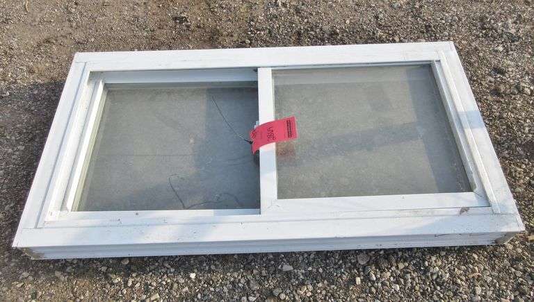 Window, 24" x 44", used, no broken panes - Albrecht Auction Service