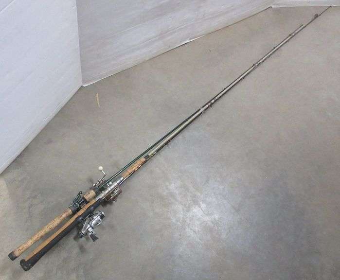Crappie rod, Ugly Stick, (2) Open face reels, and an additional fishing ...