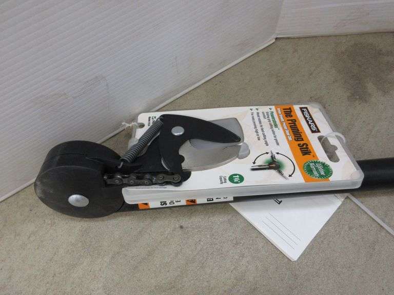 Fiskars power stroke the pruning stik, 1 1/4" cut capacity with ...