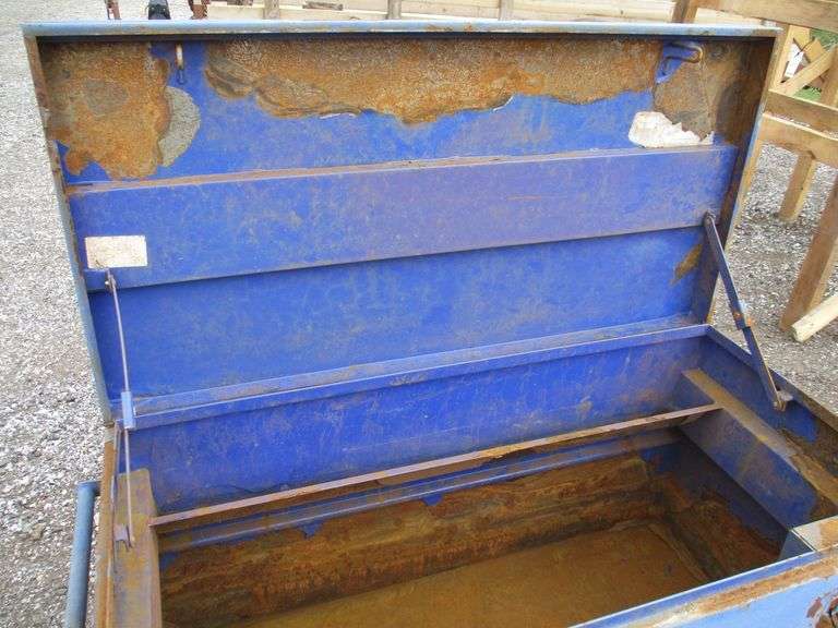 Better built job box, 24" x 25" x 48", used and rusty - Albrecht ...