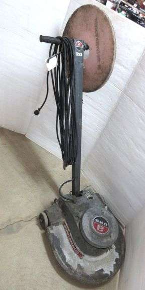 Older floor scrubber, 20", works well for age - Albrecht Auction Service