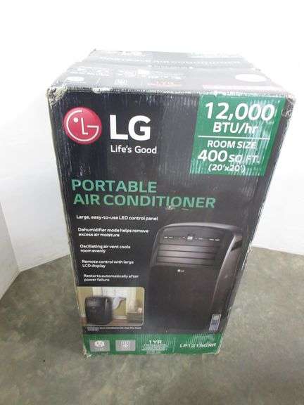LG 12,000 BTU portable air conditioner, Box- 34 1/2"H, NIB - Albrecht ...