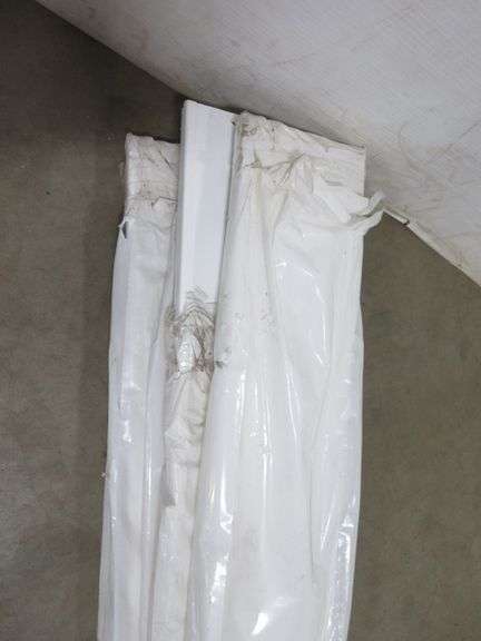 (4) White vinyl smooth post cladding covers, 6x6 post, up to 8'6"H, can ...