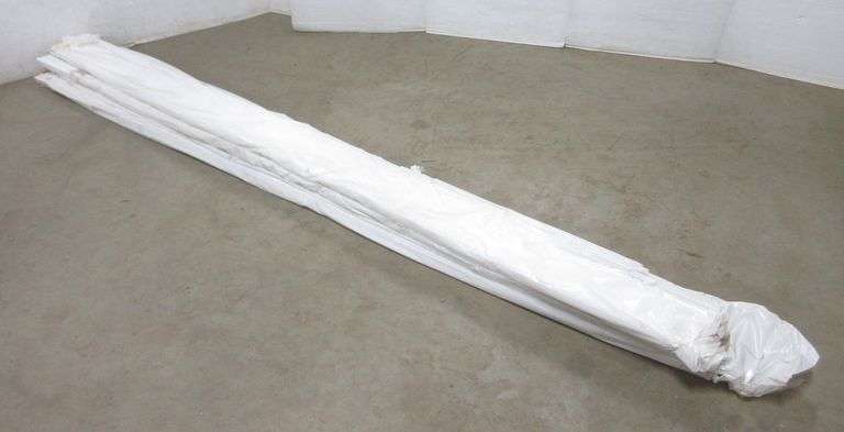 (4) White vinyl smooth post cladding covers, 6x6 post, up to 8'6"H, can ...