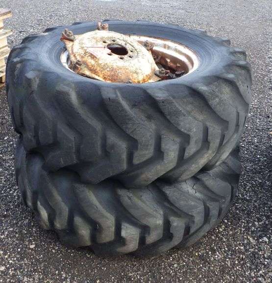 24" Tractor tire rims and wheel centers, Ford, Massey, and others, used ...