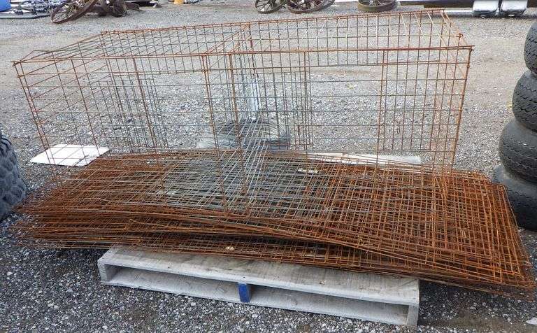 (15) Poultry cages, Keipper Cooping Co., good - Albrecht Auction Service