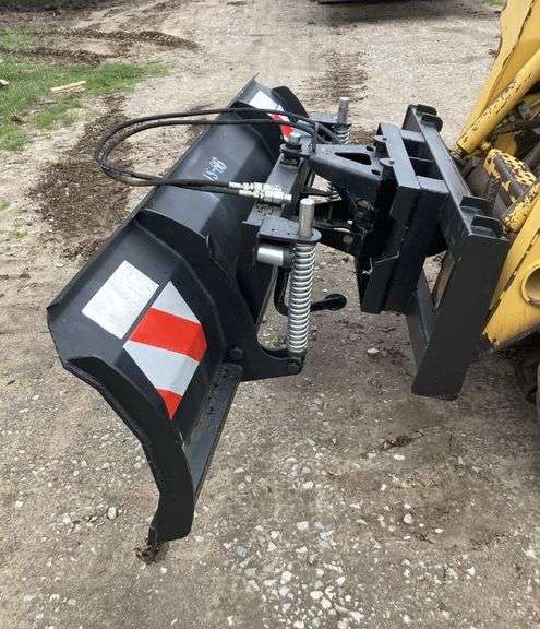 86" Quick Attach Snow Blade, Hydraulic Angle, Very Little Use ...