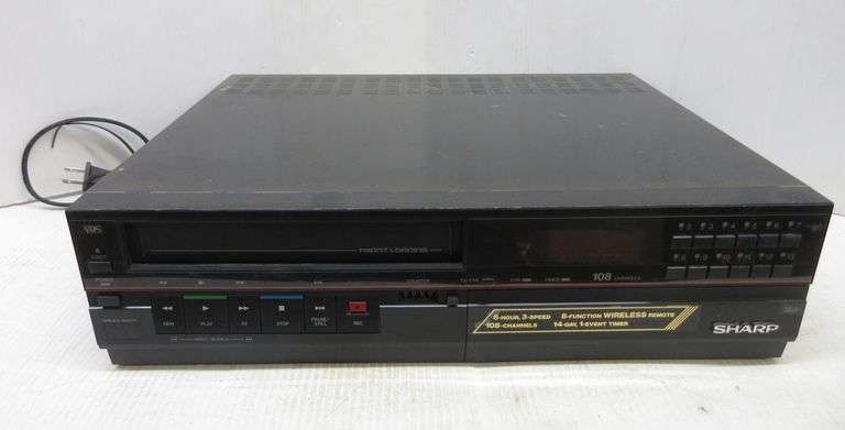Sharp VCR cassette recorder, No. VC-583UB, 17"W, great shape - Albrecht ...