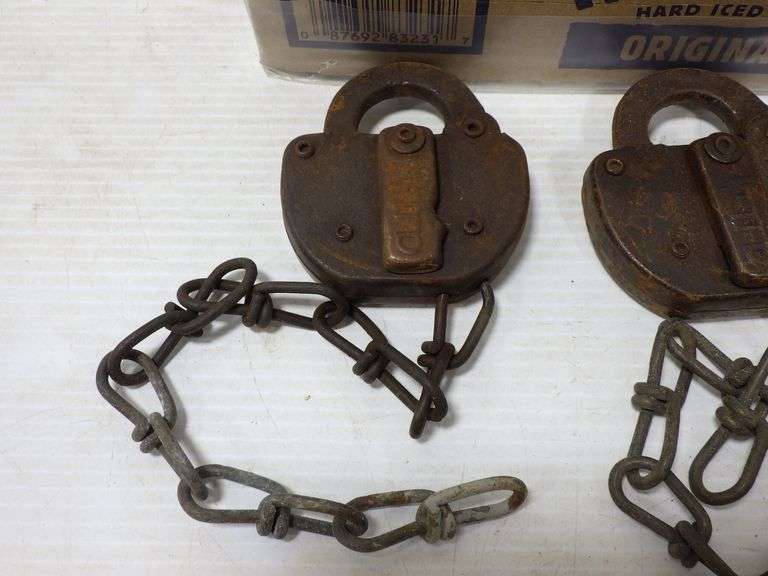 (10) Antique railroad locks, various railroads - Albrecht Auction Service
