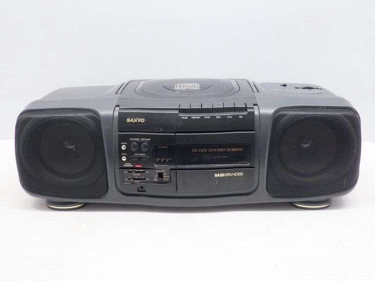 Sanyo Boombox model MCD-216 1994, 21"W x 8 1/2"D x 7"H, used, works ...