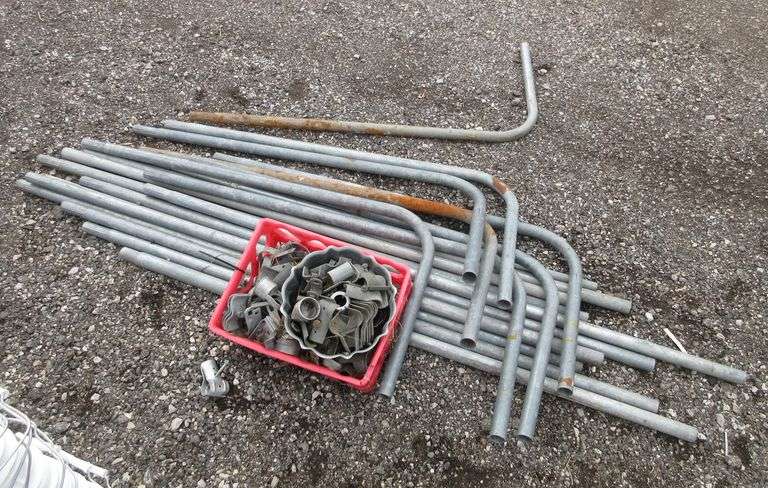 Small steel cage with hardware, good, in pieces - Albrecht Auction Service