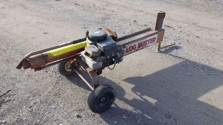 Clarke log splitter, portable, 3.75 HP Briggs & Stratton engine, pull ...