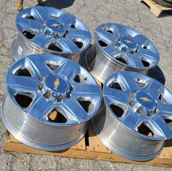 This item Selling ABSOLUTE! ~~~ (4)-Aluminum Wheels, 8.5x20", Will Work ...