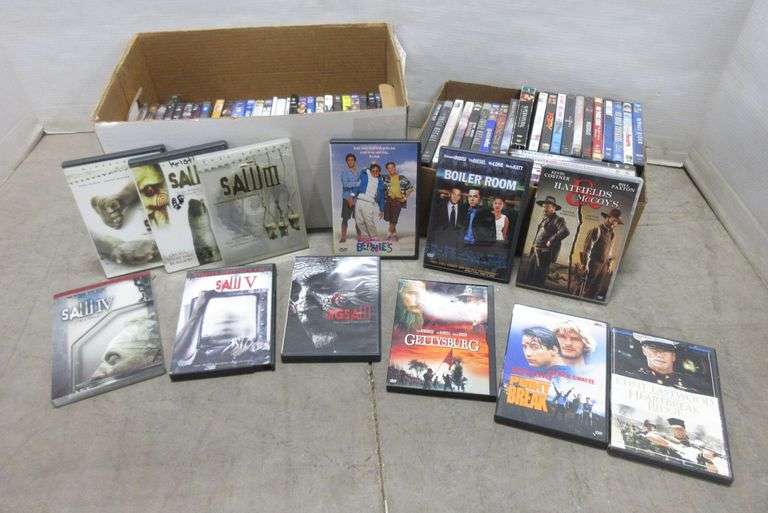 (67) DVD Movies, includes: Lord of the Rings Trilogy, Saw, and more ...
