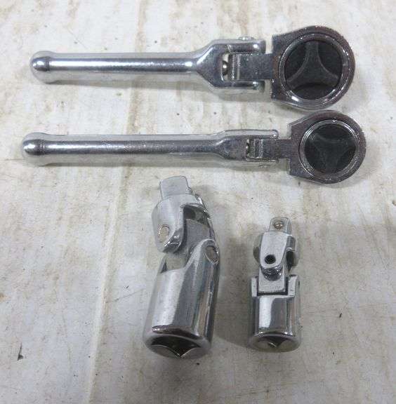Flex head ratchet set with new swivel and extensions, new - Albrecht ...