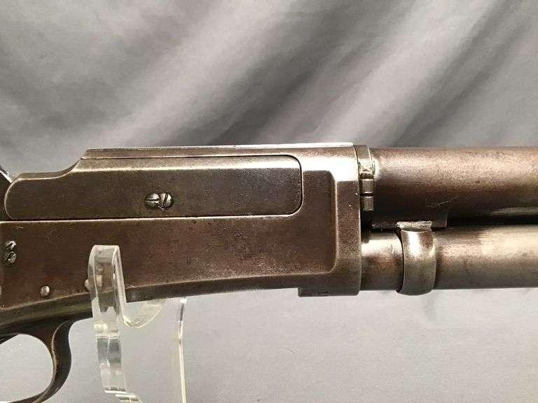 Marlin Model 24 12-Gauge, Take Down Pump Shotgun, Patented Date April 2 ...