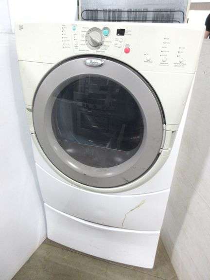 Whirlpool front load dryer, 26 1/2"W x 28"D x 50"H - Albrecht Auction ...