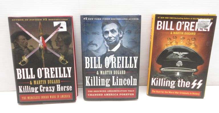 (3) Bill O'Reilly "Killing," books, hardcover, all in great condition ...