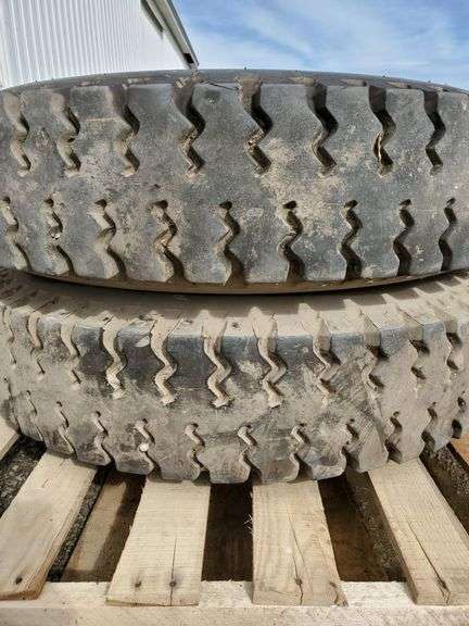 This item Selling ABSOLUTE! ~~~ (2)-900-20 Truck Tires, Good Tread ...
