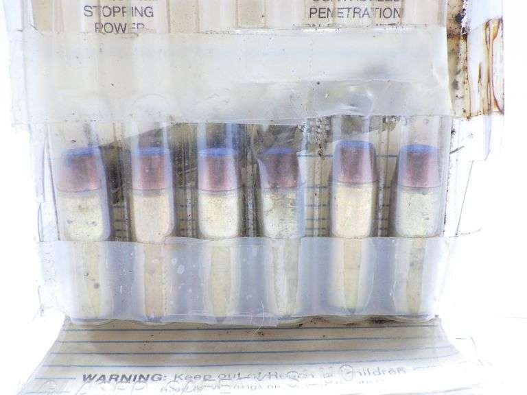 (6) Vintage Glaser Safety 44 magnum slugs - Albrecht Auction Service