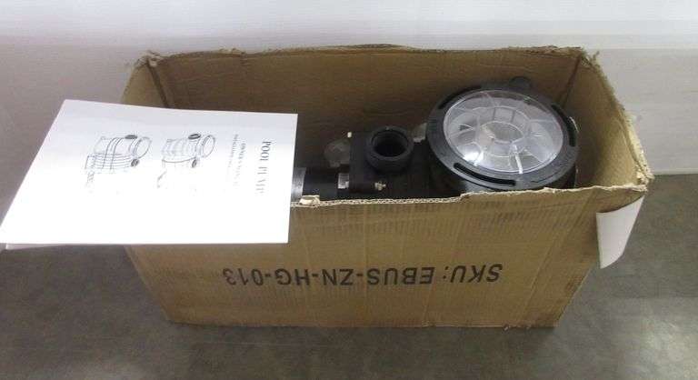 Swimming pool pump, in-ground, high performance, 1.5/1.0 HP, 110-240V ...