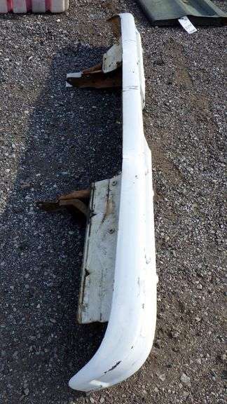 1973-1980 Chevy truck rear bumper with brackets, used - Albrecht ...