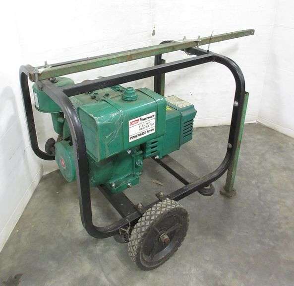 Coleman 4,000W Generator , 8 HP, Briggs & Stratton motor needs carburetor cleaned, power is in ...