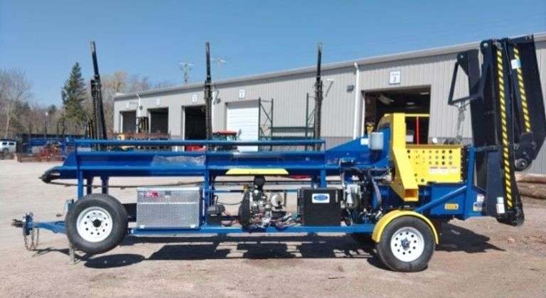 2019 Dyna SC15 Firewood Processor, 38 hp Kohler EFI Gas Engine, 14' Outfeed Conveyor, 4 and 6 ...