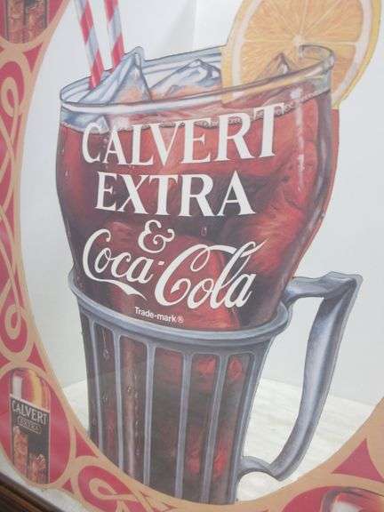 Older Coca-Cola Co. Product Advertisement for Calvert Extra and Coca ...
