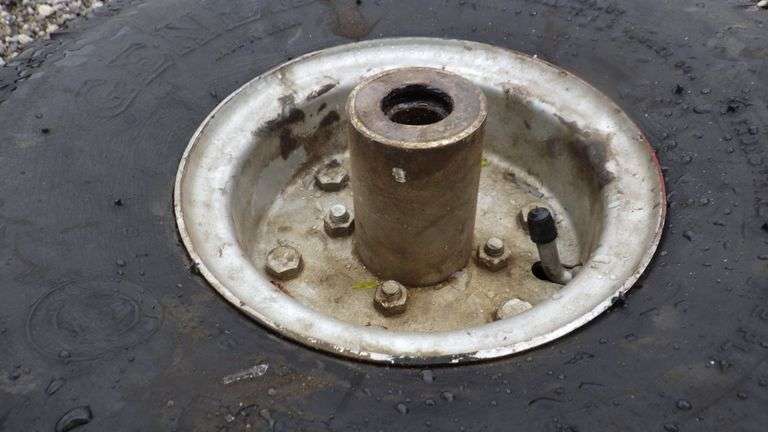 Tire and wheel, 6" x 6", general tire and wheel for tractor/trailer ...