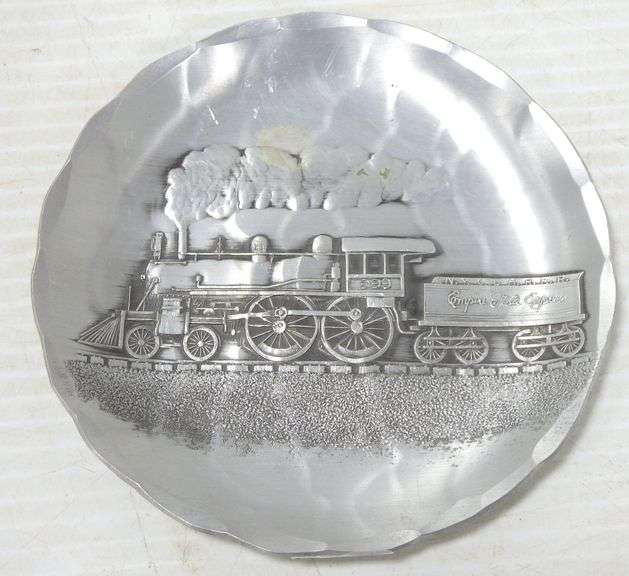 Vintage Wendell August Forge aluminum Empire State Express train ...