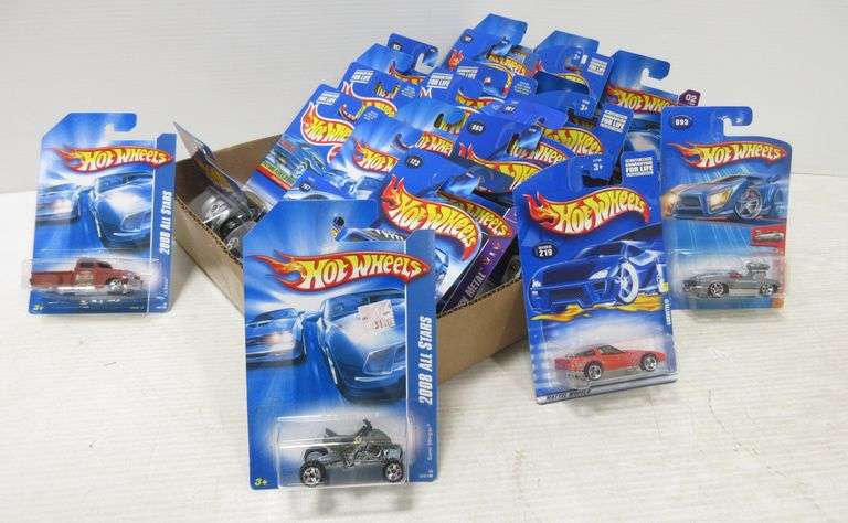 (24) Older Hot Wheels, plastic and metal, all new in blister packs from ...