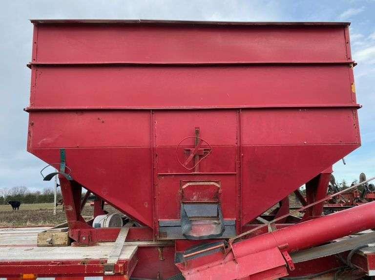 Gravity Box with Roll Over Tarp, Approx. 500-Bushel Capacity, Currently ...