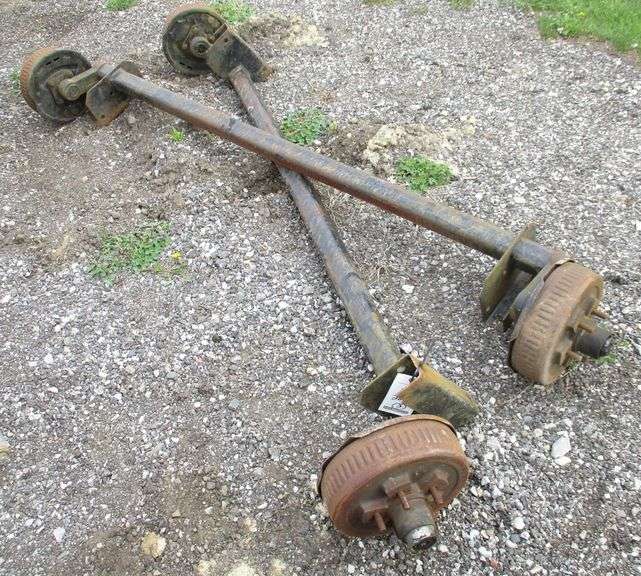 (2) Axles, 72" from outside spring to outside square, 3,500-5,000 lb ...