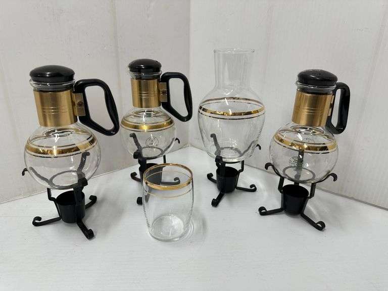 (5) Piece Pyrex Coffee Carafe/Decanter from the 1960's, individual ...