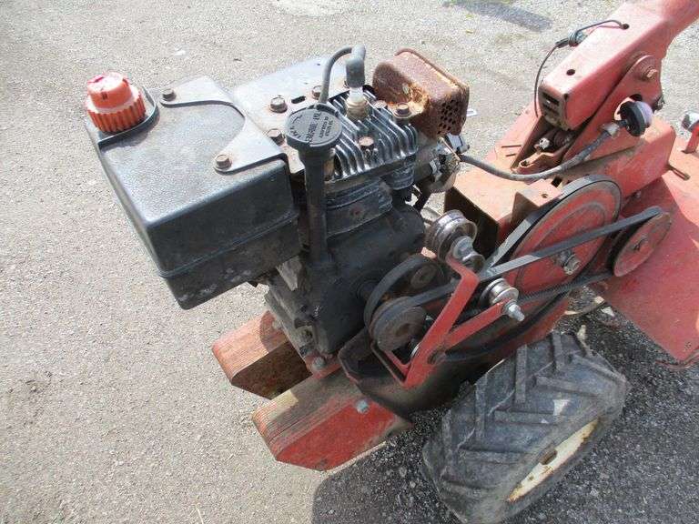 Wizard rear tine rototiller, has new tires, rolls over, for parts or ...