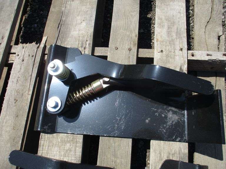 Universal skid steer quick tach conversion handles adapter to quick ...