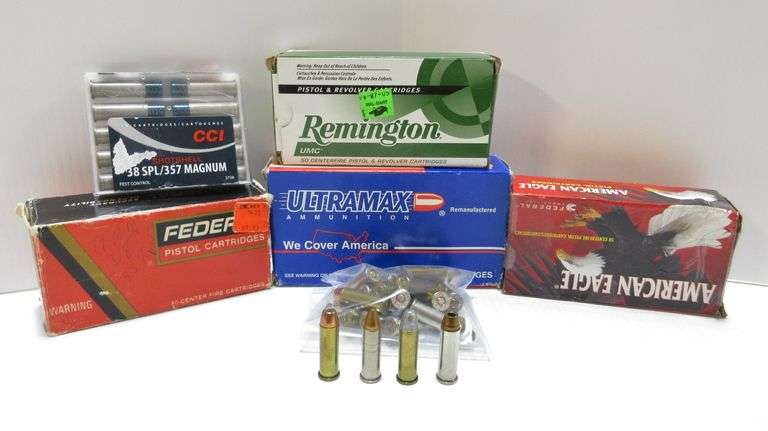 (165) Rounds of mixed loose .38 Special ammo; (10) Rounds of CCI 38/357 ...