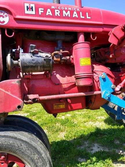 1949 Farmall C (Not a Super C), Repainted in the 1980s, Rear Tires are ...