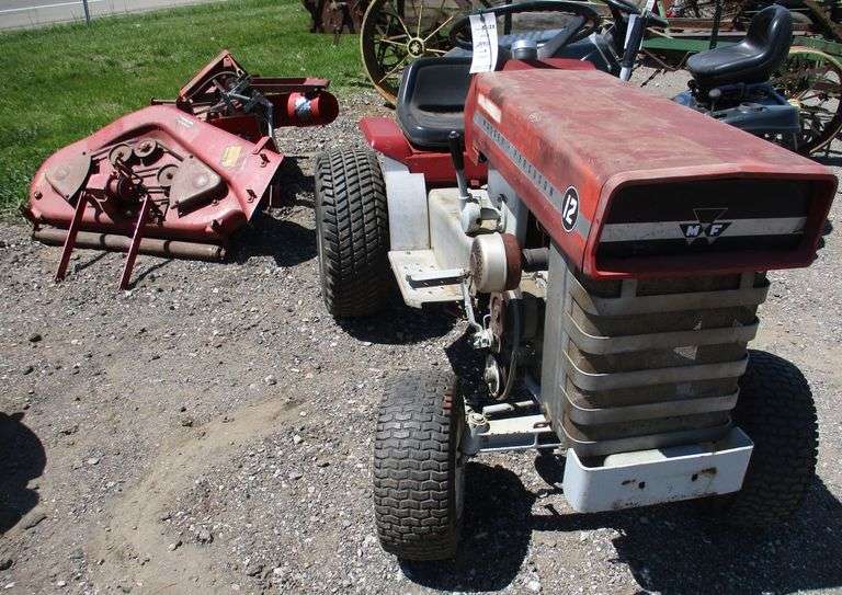 Massey Ferguson 12 with mower deck and snowblower, needs a battery and ...