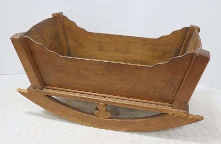 Older rocking cradle, 11 1/2"W x 23"L, in good condition - Albrecht ...