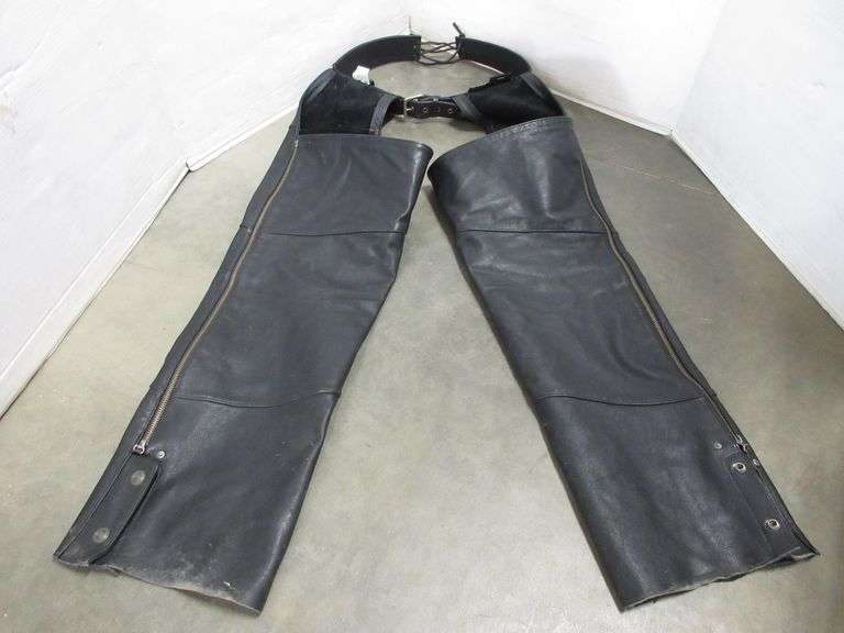 Large Harley Davidson chaps, snaps and zippers work, good - Albrecht ...