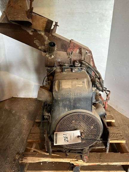 Hammer Mill with Cyclone and Double Bagger, 12 hp Kohler Engine, Ran 4 ...