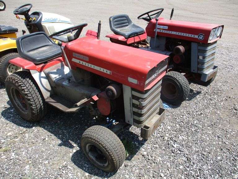 (2) Massey Ferguson 12 Hydra-Speed Garden Tractors, some of the tires ...