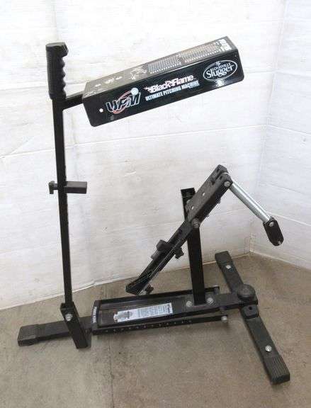 Louisville slugger black flame ultimate pitching machine, spring loaded ...