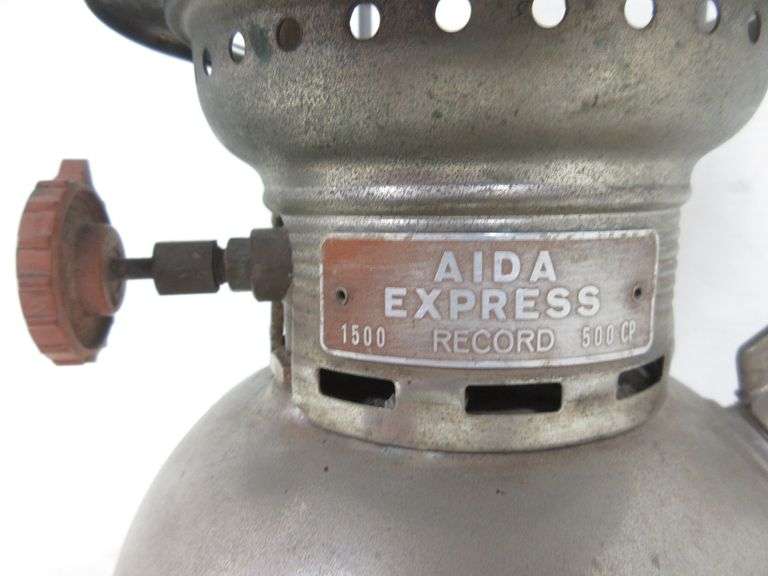 Aida Express 1500 record lantern Germany, 500 CP, original globe ...